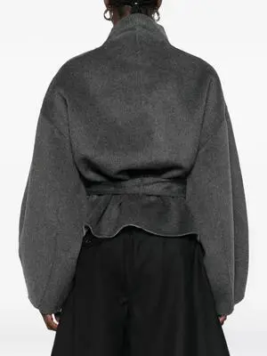 THE FRANKIE SHOP Belted Shawl-collar Coat