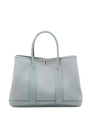 Hermès Toile And Negonda Garden Party 30 Tote Bag - Grey