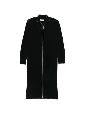 THE FRANKIE SHOP Ribbed-knit Zip-up Coat