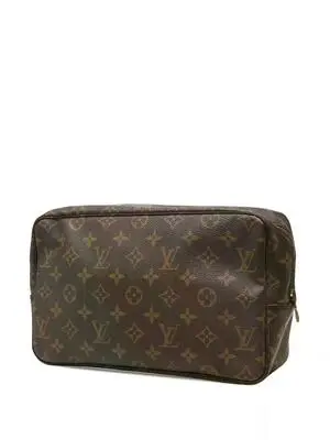 LOUIS VUITTON Monogram Trousse Toilette 28 Clutch Bag