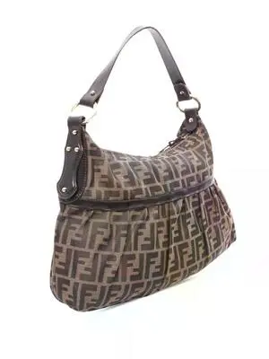 Fendi Zucca Canvas Chef Shoulder Bag