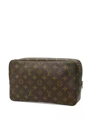 LOUIS VUITTON Monogram Trousse Toilette 28 Clutch Bag