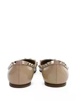 Valentino Garavani Rockstud Patent Leather Ballet Flats