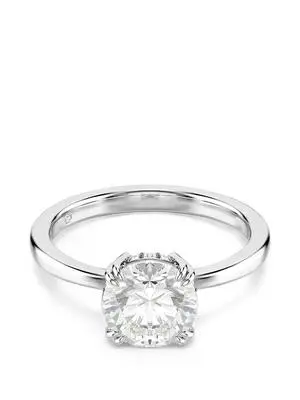 SWAROVSKI Stilla Crystal-embellished Solitaire Ring - Silver