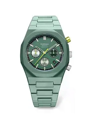 D1 MILANO Polychrono 40.5mm Watch - Green
