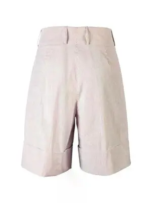 BERWICH Striped Tailored Shorts - Neutrals