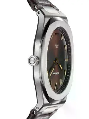 D1 MILANO Ultra Thin 1970 39mm Watch - Brown