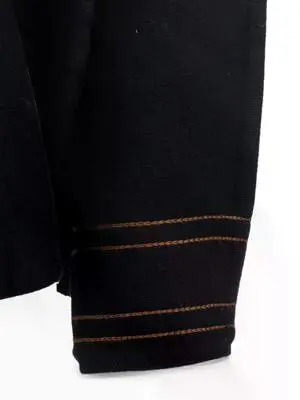 Max Mara Contrast-stitch V-neck Sweater