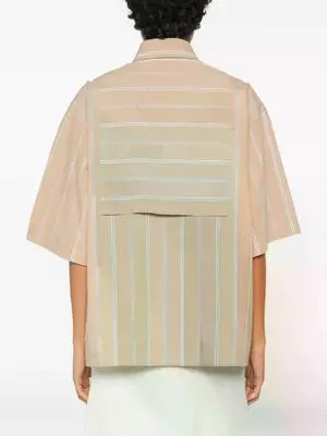 Moschino Striped Short-sleeve Shirt