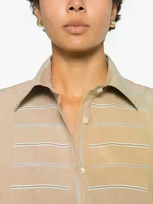 Moschino Striped Short-sleeve Shirt