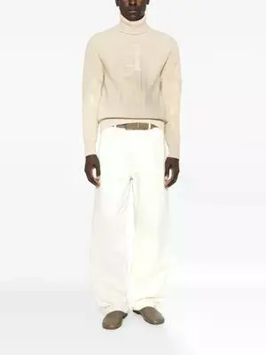 FORTELA Pleated Straight-leg Trousers