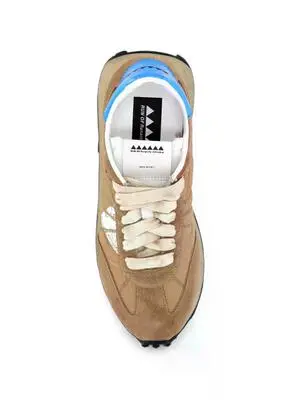 RUN OF Suede-panelled Sneakers
