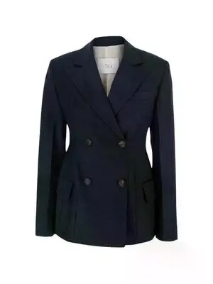 TELA Double-breasted Peak-lapels Blazer