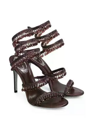 Rene Caovilla Chandelier Crystal-embellished Sandals