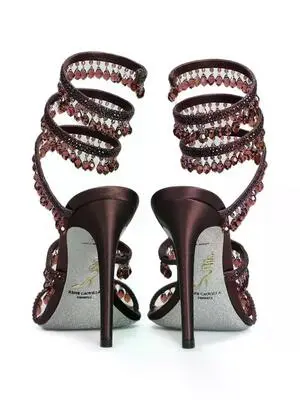 Rene Caovilla Chandelier Crystal-embellished Sandals