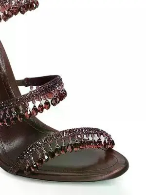 Rene Caovilla Chandelier Crystal-embellished Sandals