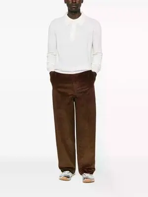 JIL SANDER Lightweight Wool Polo Sweater