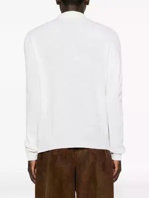 JIL SANDER Lightweight Wool Polo Sweater