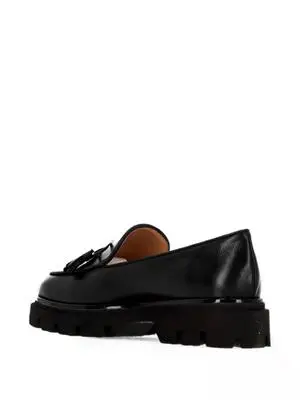 Status Tassel-detail Leather Loafers