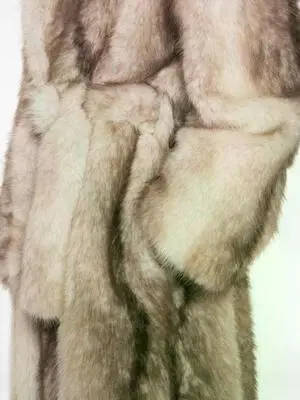 THE FRANKIE SHOP Faux-fur Belted Coat