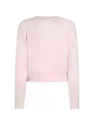 ALLUDE Raglan-sleeve Cashmere Pullover - Pink
