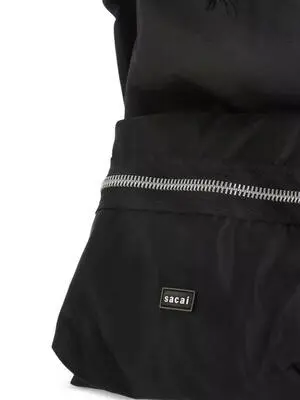 Sacai Logo-patch Zip-fastening Backpack