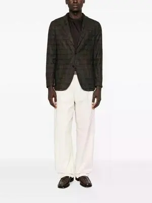 Boglioli Check-pattern Wool Jacket