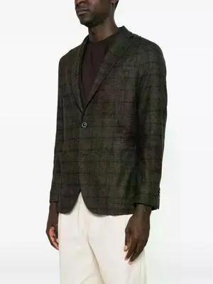 Boglioli Check-pattern Wool Jacket