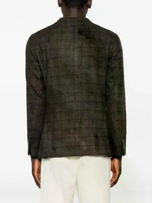 Boglioli Check-pattern Wool Jacket