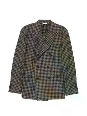 Boglioli Houndstooth Double-breasted Jacket
