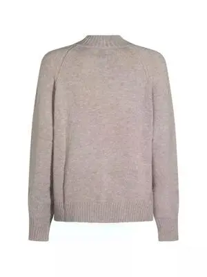 ALLUDE Ribbed-knit Raglan-sleeve Sweater