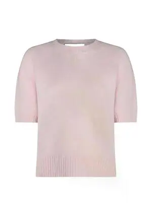 ALLUDE Cashmere Short-sleeve Top