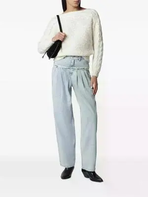 Isabel Marant Étoile Ponara Wool Sweater - Neutrals