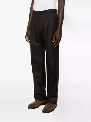 Incotex Pleated Straight-leg Trousers