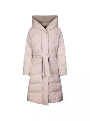 MOORER Belted Hooded Puffer Jacket