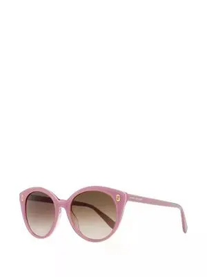 Marc Jacobs Double J Round-frame Sunglasses - Pink