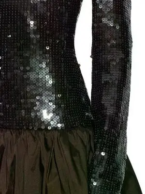 ROTATE BY BIRGER CHRISTENSEN Sequin-embellished Maxi Dress