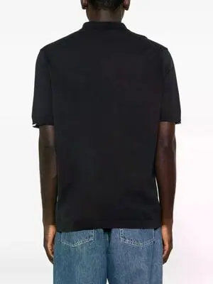 BOSS Zip-fastening Logo-print Polo Shirt