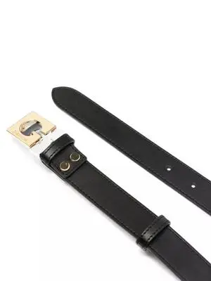 GHERARDINI Logo-plaque Leather Belt