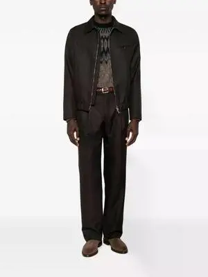 Montedoro Zip-up Jacket - Brown