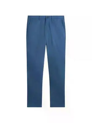 Tommy Hilfiger Belt-loop Chinos Trousers - Blue