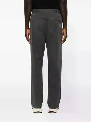 Stone Island Logo-patch Straight-leg Trousers
