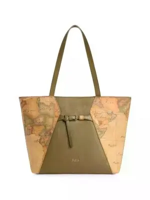 ALVIERO MARTINI 1° CLASSE Geo Classic Panelled Tote Bag