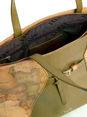ALVIERO MARTINI 1° CLASSE Geo Classic Panelled Tote Bag