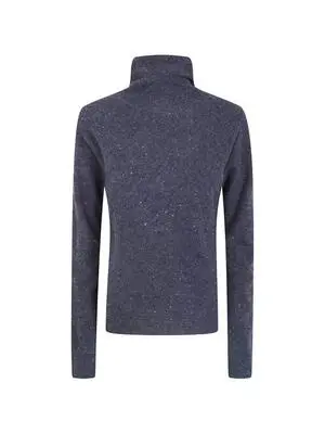 Antonelli Firenze Sequin-embellished Roll-neck Sweater - Grey