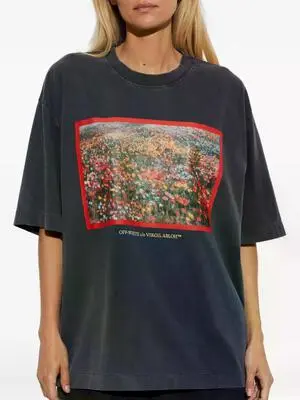 Off-White Graphic-print Loose-fit T-shirt - Black