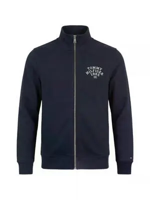 Tommy Hilfiger Logo-print Zip-up Sweater