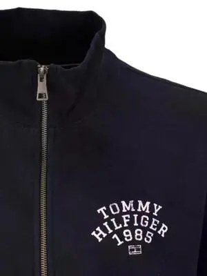 Tommy Hilfiger Logo-print Zip-up Sweater