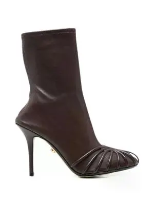 ALEVI MILANO Karen Caged-detail Ankle Boots - Brown