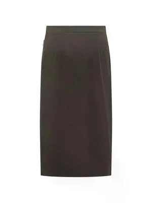 LE SULLY STUDIO Front-zip Pencil Midi Skirt